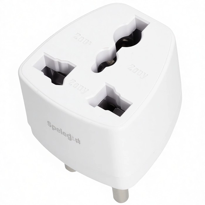 3 to 2 Pin Converter Plug - NayaBazar